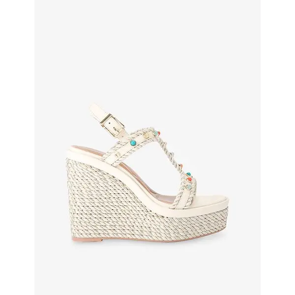 Carvela Sorella Faux-leather Wedge Sandals