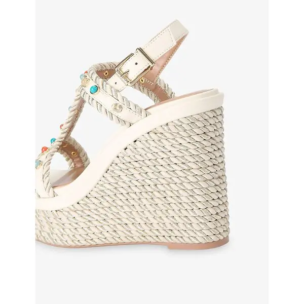 Carvela Sorella Faux-leather Wedge Sandals