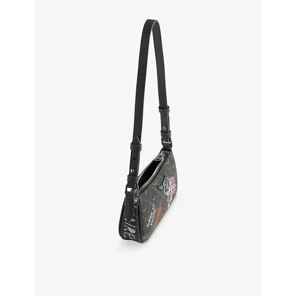 Zadig&Voltaire Z Pocket Coated Canvas Clutch - Road