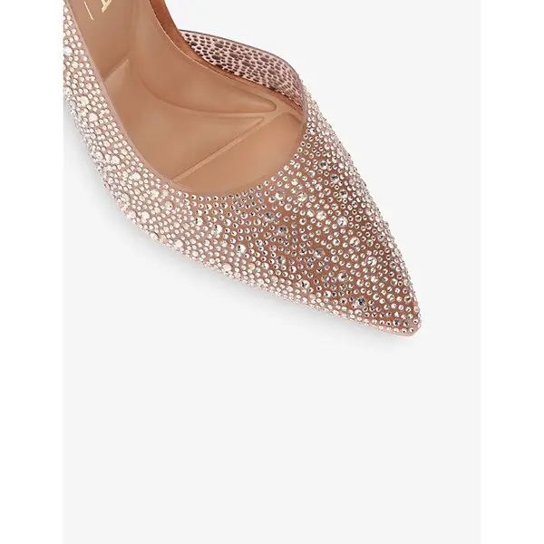 Carvela Positano Embellished Heeled Courts - Bronze