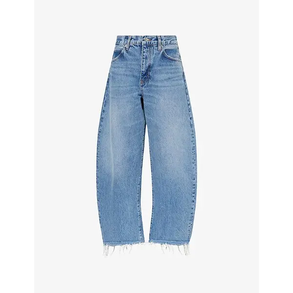 FRAME The Bubble Crop-leg Denim Jeans
