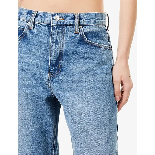 FRAME The Bubble Crop-leg Denim Jeans