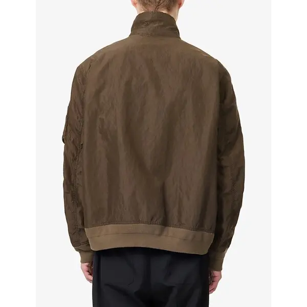 Sacai Collared Zip-up Nylon Twill Jacket