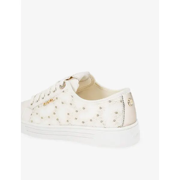 Carvela Daze Daisy Faux-leather And Mesh Trainers