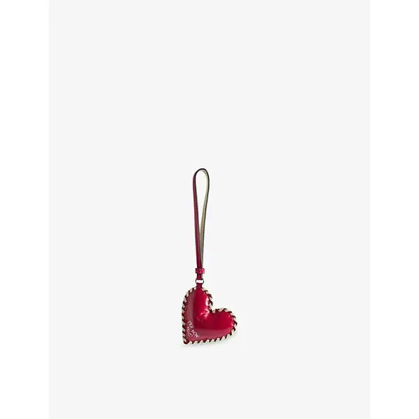 Zadig&Voltaire Heart Tag Leather Keyring