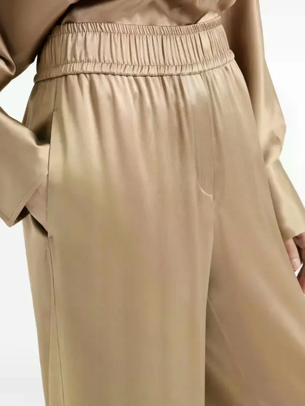 Brunello Cucinelli Elasticated-waistband Trousers - Neutrals