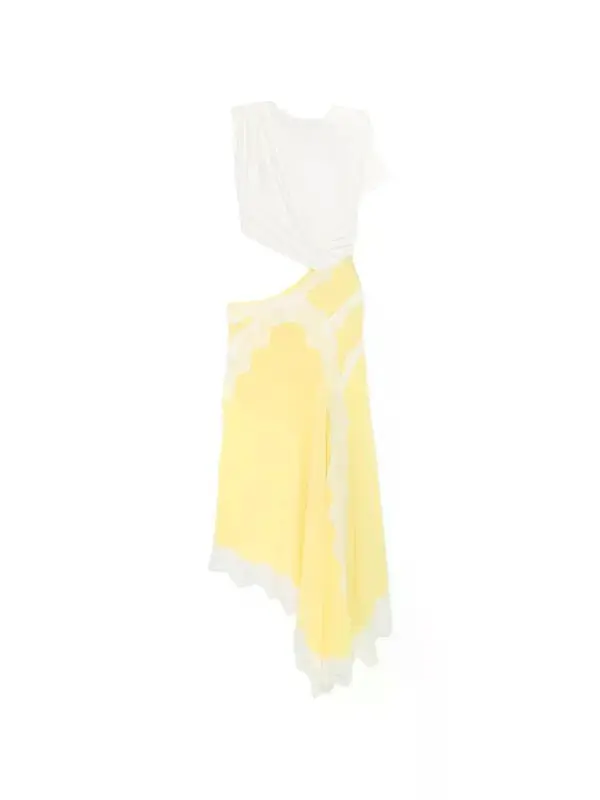 Christopher Esber Verve Lace-trim Asymmetric Dress
