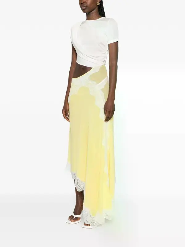 Christopher Esber Verve Lace-trim Asymmetric Dress
