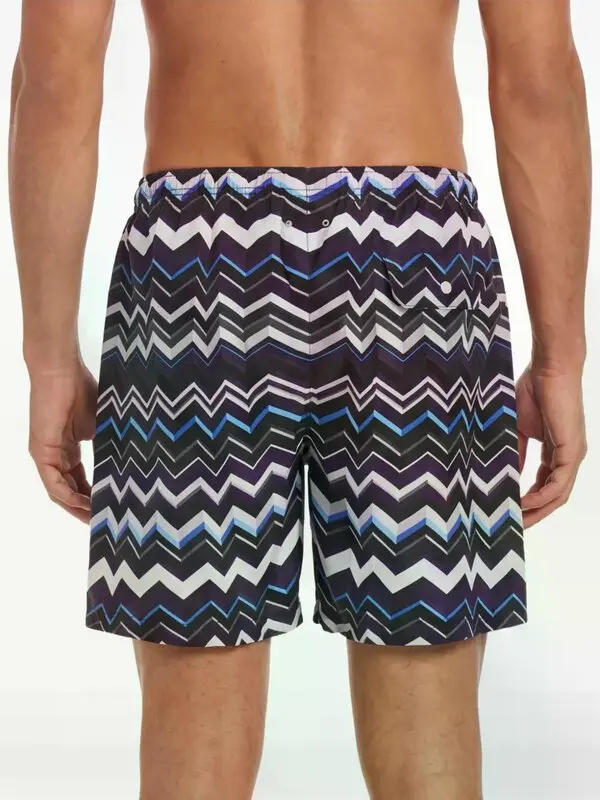 Missoni Zigzag Swim Shorts - Black
