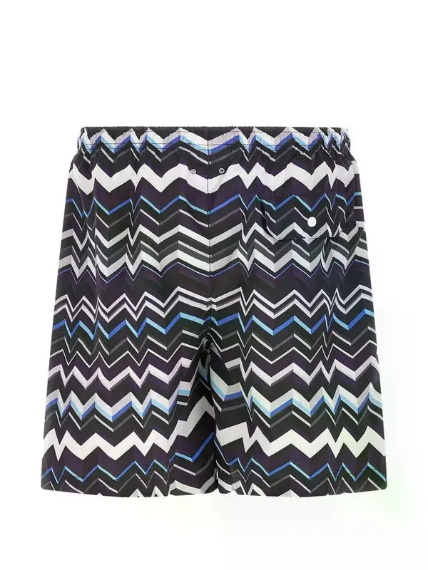 Missoni Zigzag Swim Shorts - Black