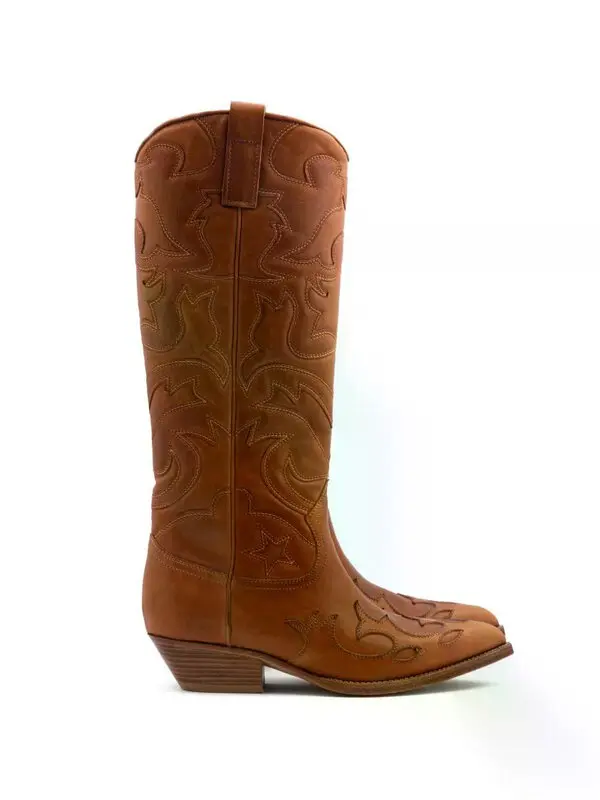 BUTTERO® Stitched Design Cowboy Boots