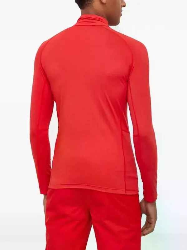Rossignol Half-zip Turtleneck Top - Red