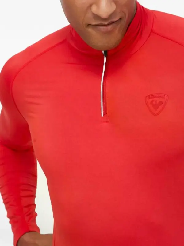 Rossignol Half-zip Turtleneck Top - Red