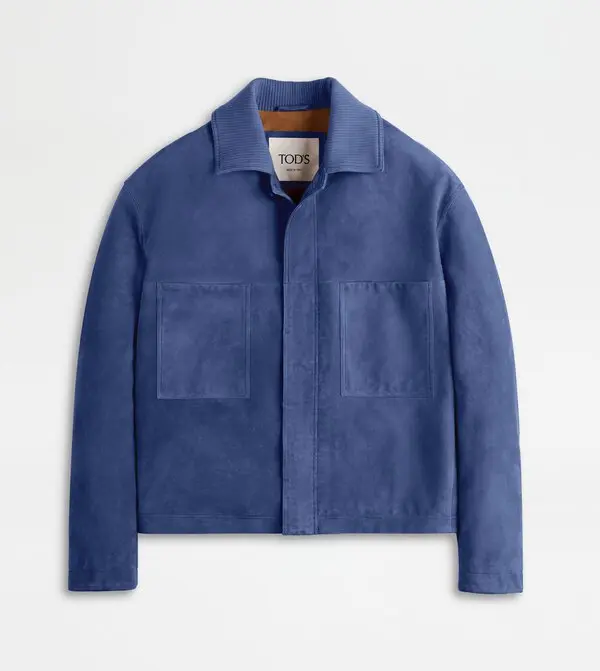 TOD'S Coach Jacket In Pashmy Suede