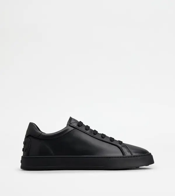 TOD'S Leather Sneakers - Black
