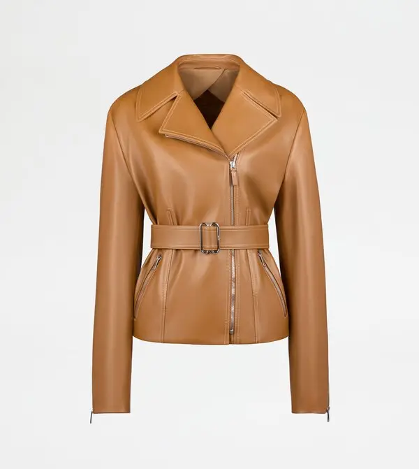 TOD'S Leather Biker Jacket