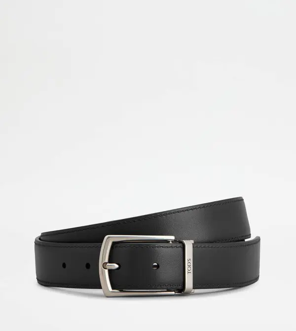 TOD'S Adjustable And Reversible Leather Belt
