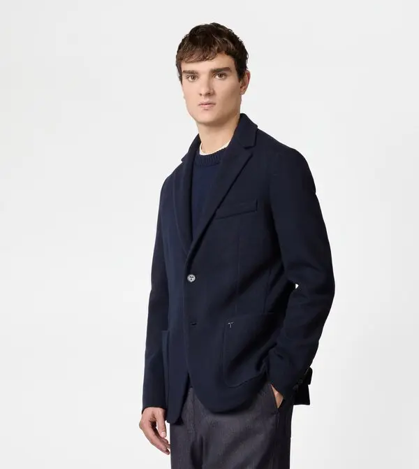 TOD'S Blazer In Cashmere Blend Jersey
