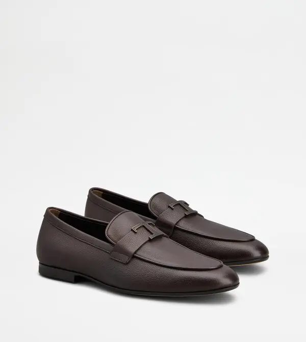 TOD'S T Timeless Leather Loafers