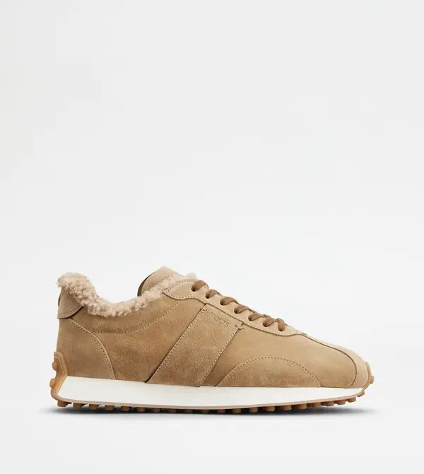 TOD'S Suede Sneakers - Beige