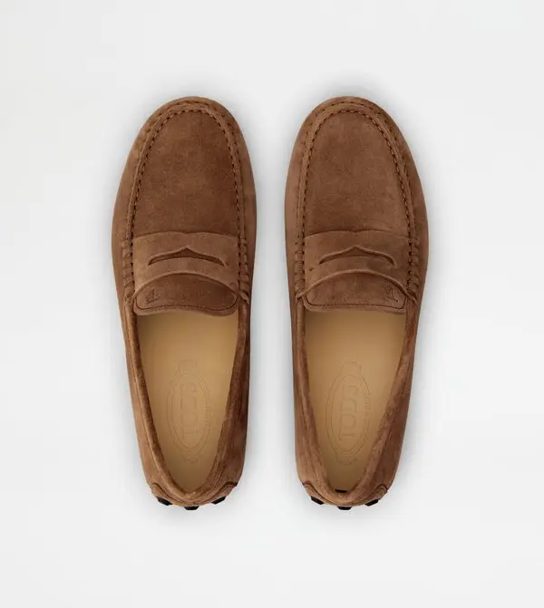 TOD'S Gommino Bubble Loafers - Brown