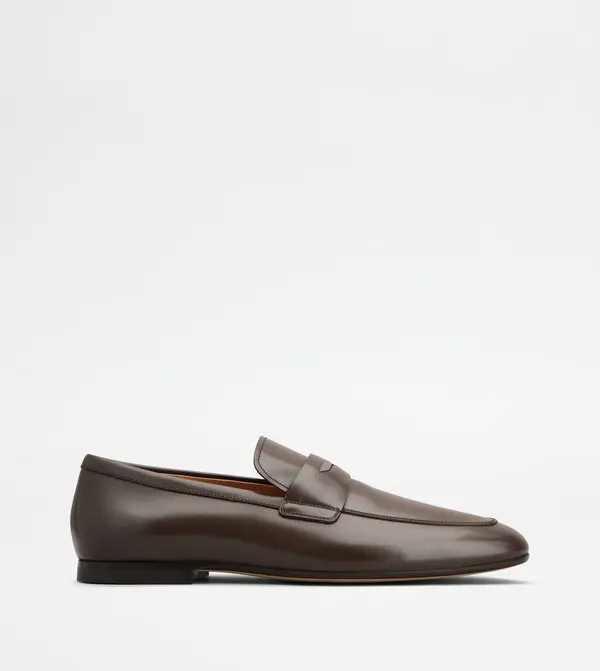 TOD'S Leather Loafers - Brown