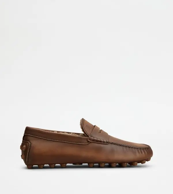 TOD'S Gommino Bubble Leather Loafers