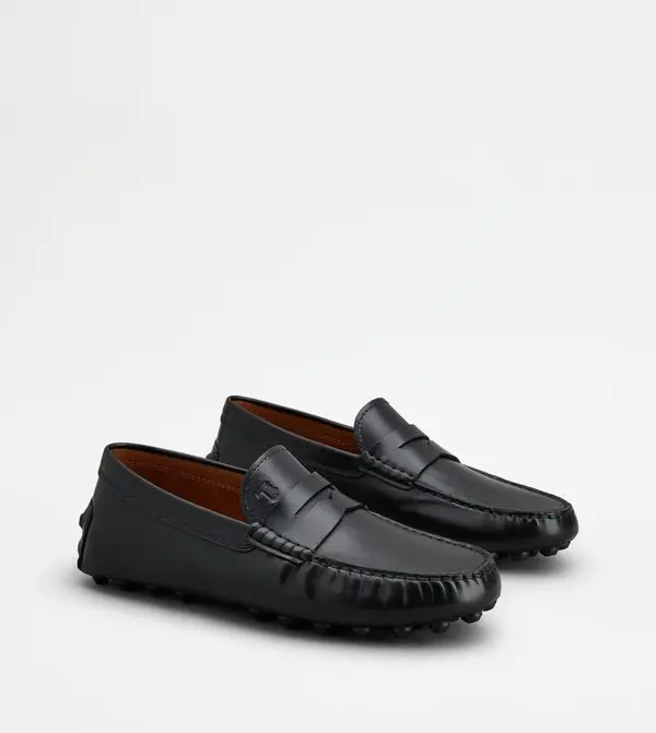 TOD'S Gommino Bubble Leather Loafers