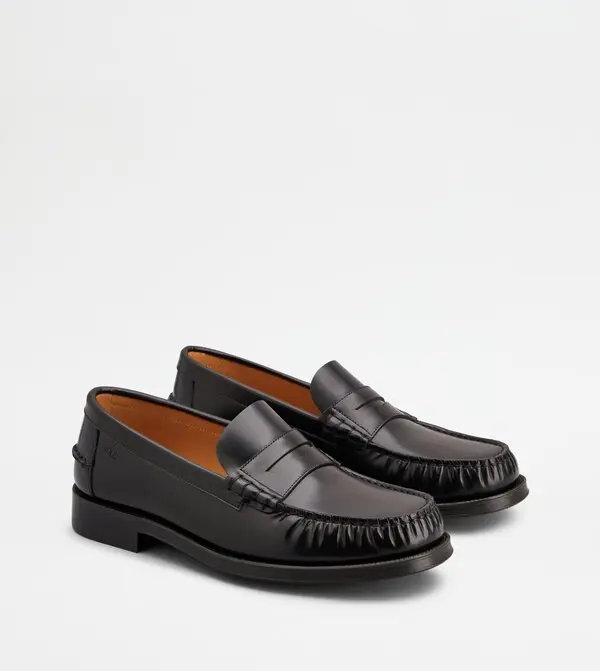 TOD'S Loafers In Leather - Black
