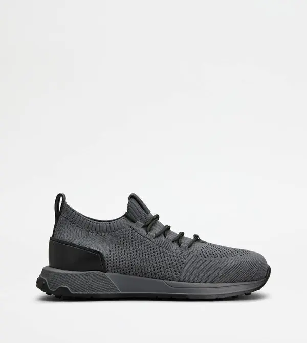 TOD'S Technical Fabric And Leather Sock Sneakers