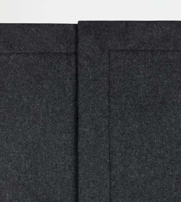 TOD'S Double Cashmere Skirt With T-stitching