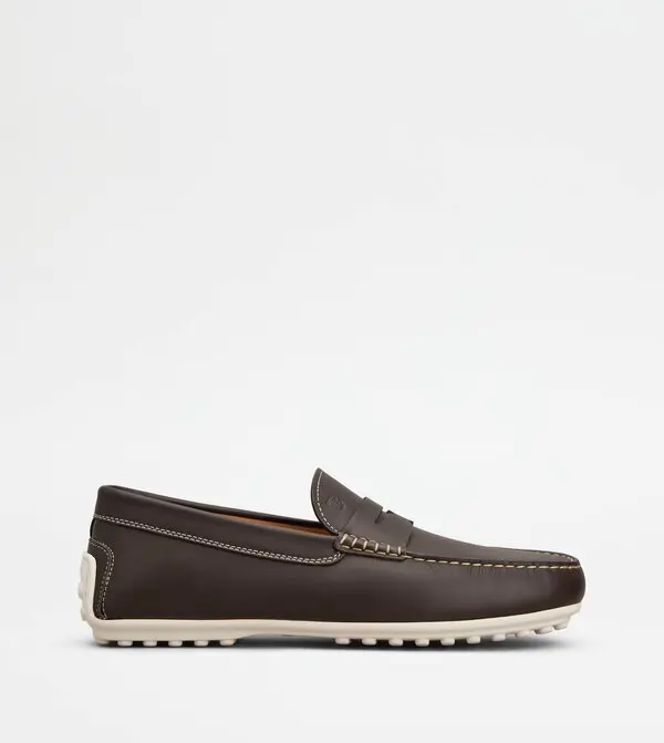TOD'S City Gommino Leather Loafers