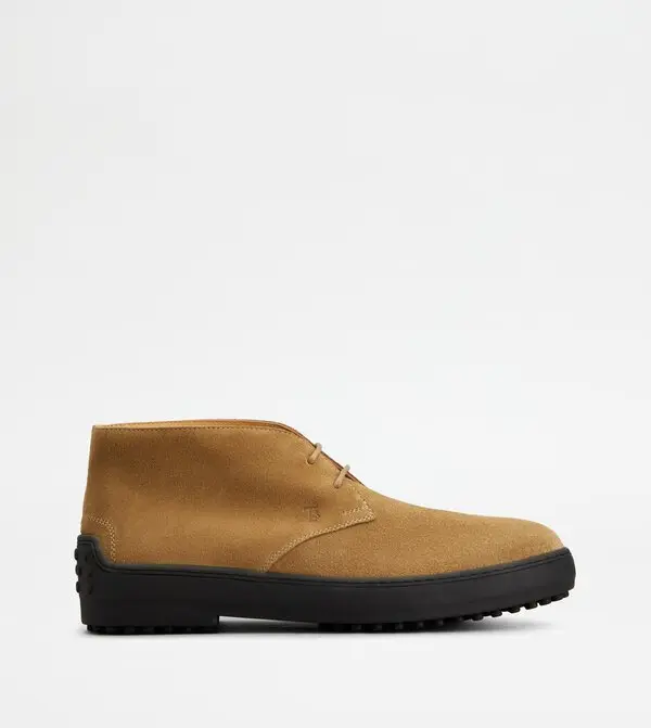 TOD'S Winter Gommino Suede Desert Boots
