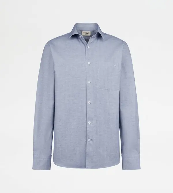 TOD'S Shirt In Cotton - Blue