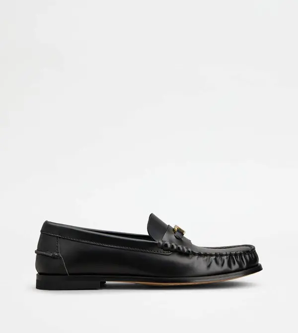 TOD'S T Timeless Leather Loafers
