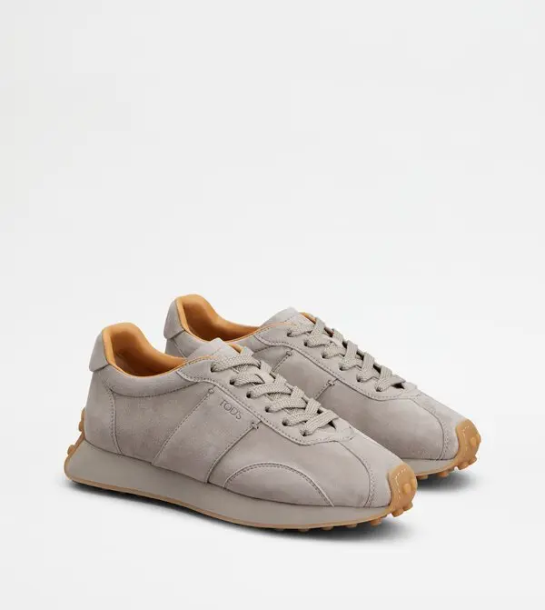 TOD'S T Vintage Suede Sneakers