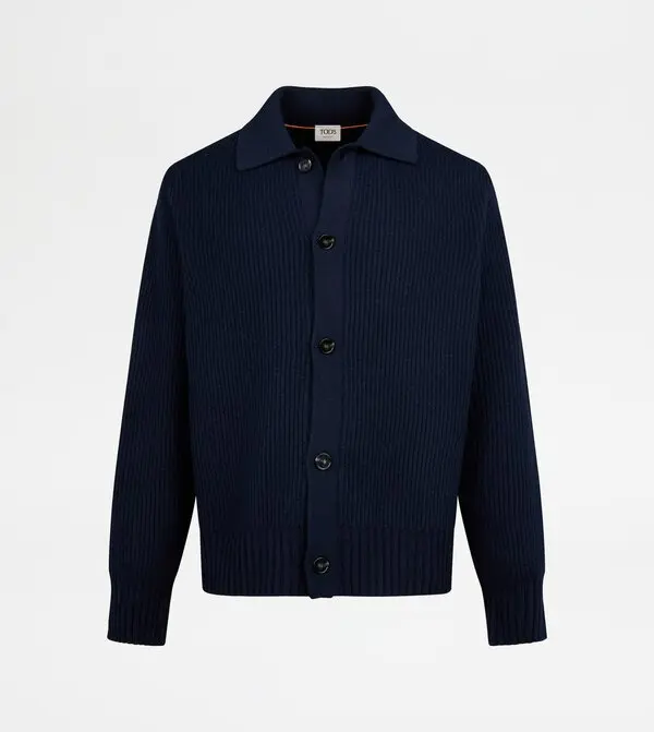 TOD'S Cashmere Blend Polo Cardigan
