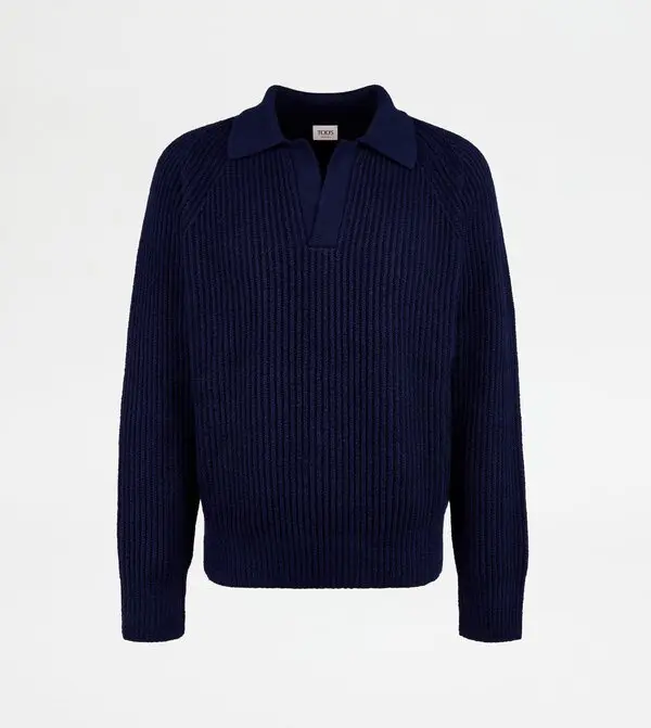 TOD'S Pullover In Cotton - Blue
