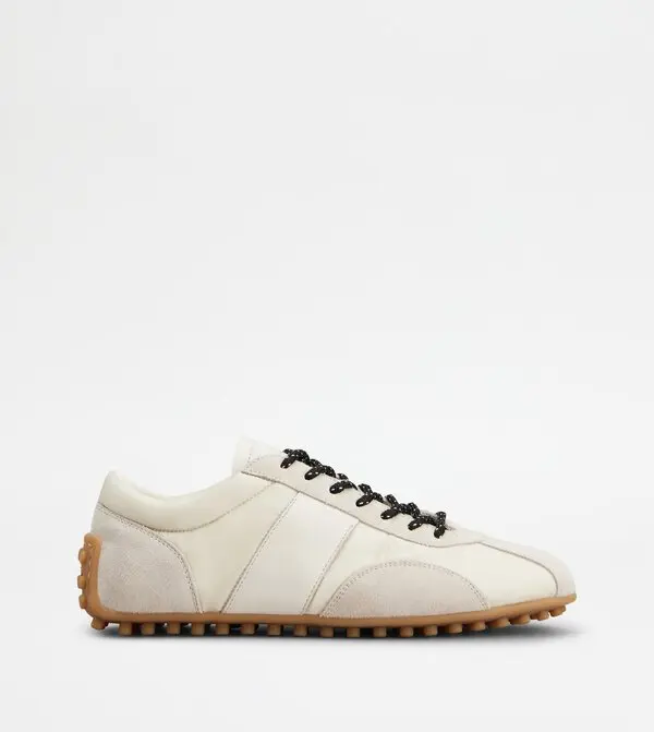 TOD'S T-marathon Sneakers In Suede And Technical Fabric