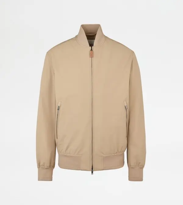 TOD'S Technical Fabric Bomber Jacket