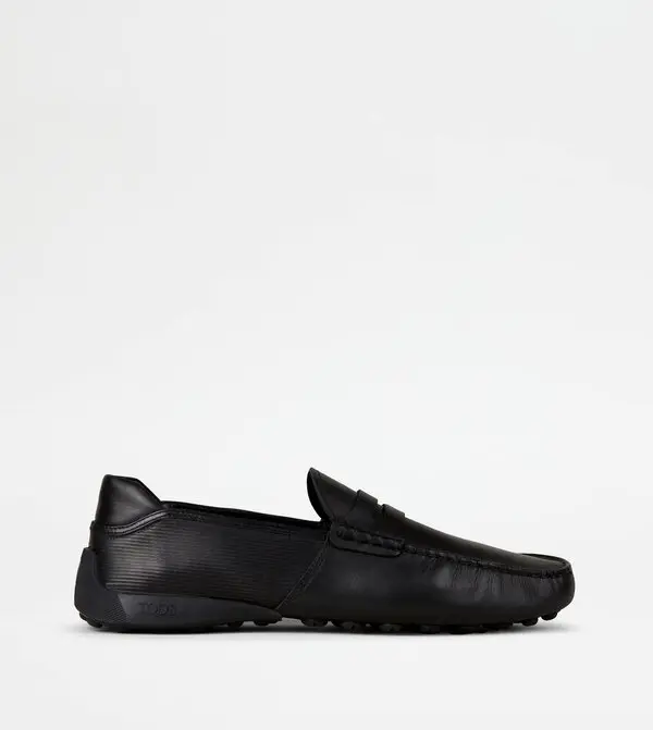 TOD'S Leather Loafers - Black