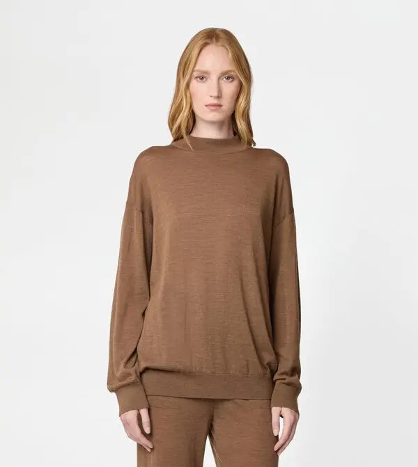 TOD'S Round-neck Pullover In Merino Wool