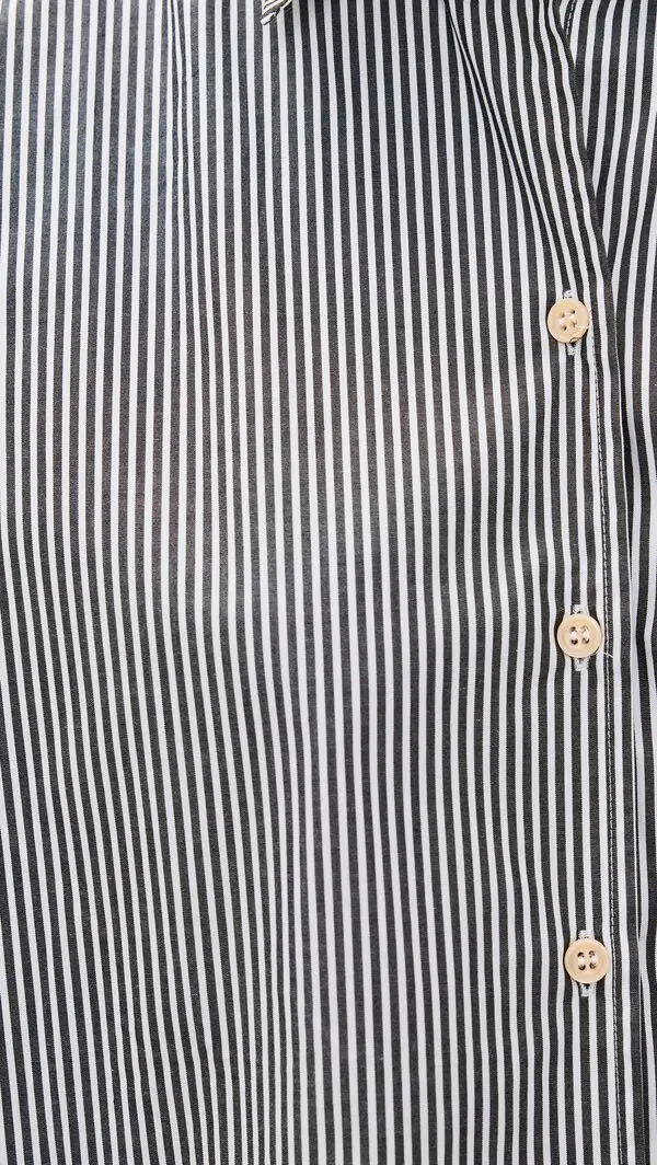 JAMIE HALLER The Weekend Striped Shirt