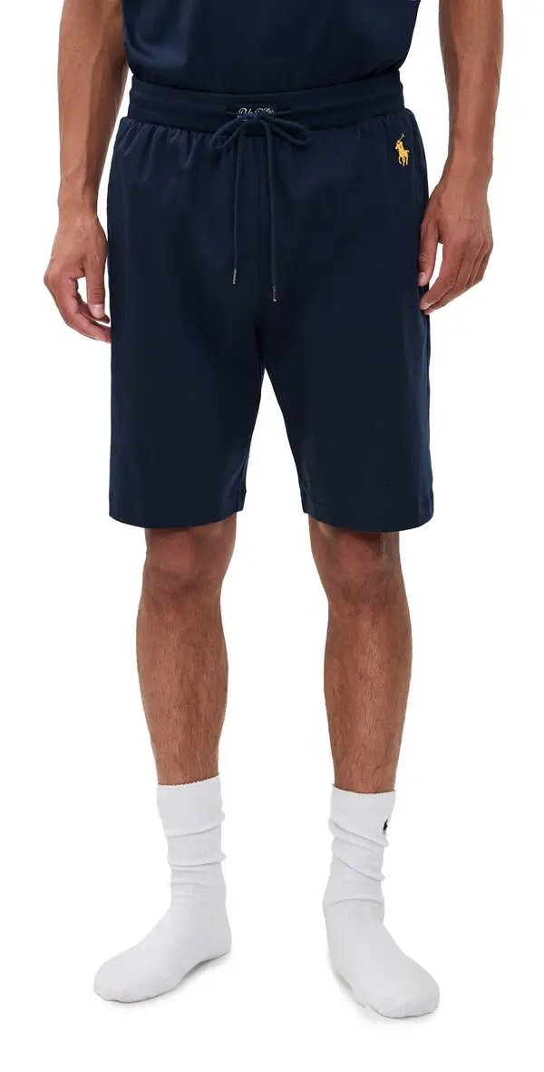 Polo Ralph Lauren Mercerized Cotton Sleep Shorts - Cruise Navy