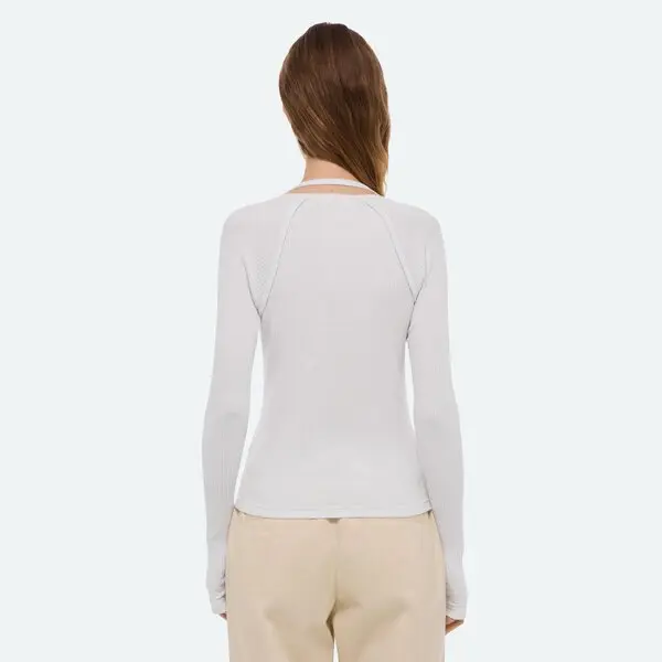 Helmut Lang Longsleeve Top - Optic White