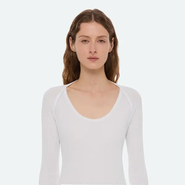 Helmut Lang Longsleeve Top - Optic White