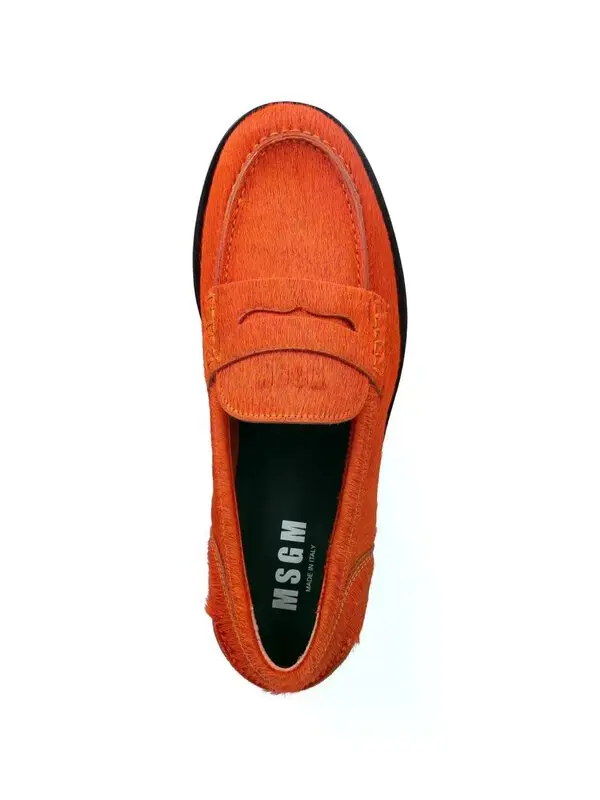 MSGM Leather Loafers