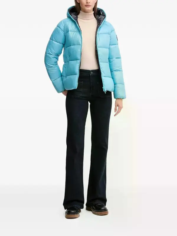 SAVE THE DUCK Lois Hooded Padded Jacket - Blue