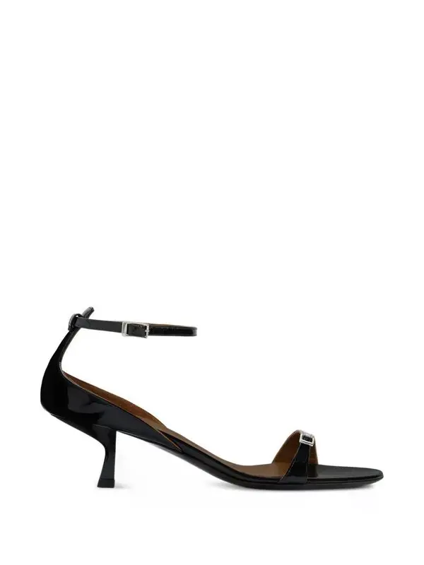 GIUSEPPE ZANOTTI Micky Buckles 50 Ankle Strap Heeled Sandals - Black