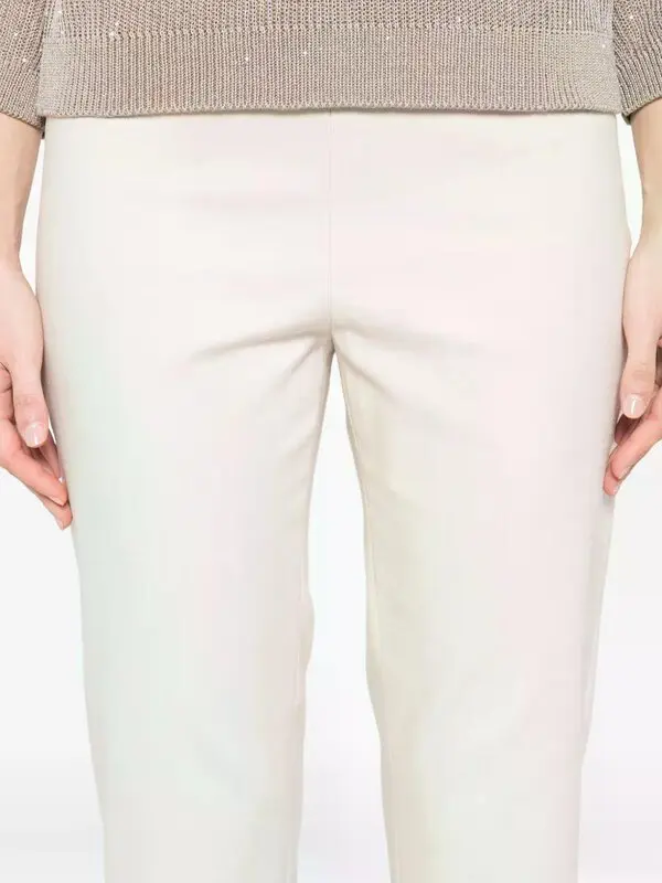 Peserico Slit-cuffs Tailored Trousers